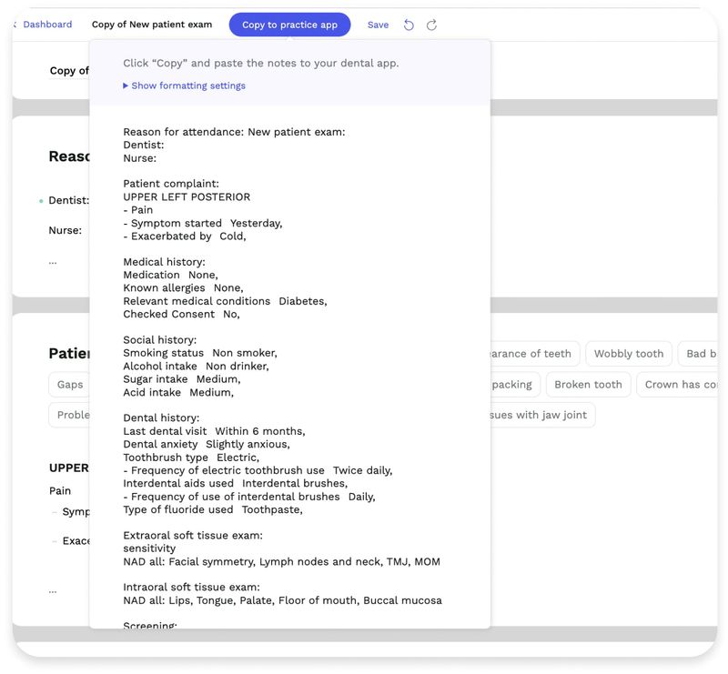TapNote: Faster, Safer, Smarter Dental Notes